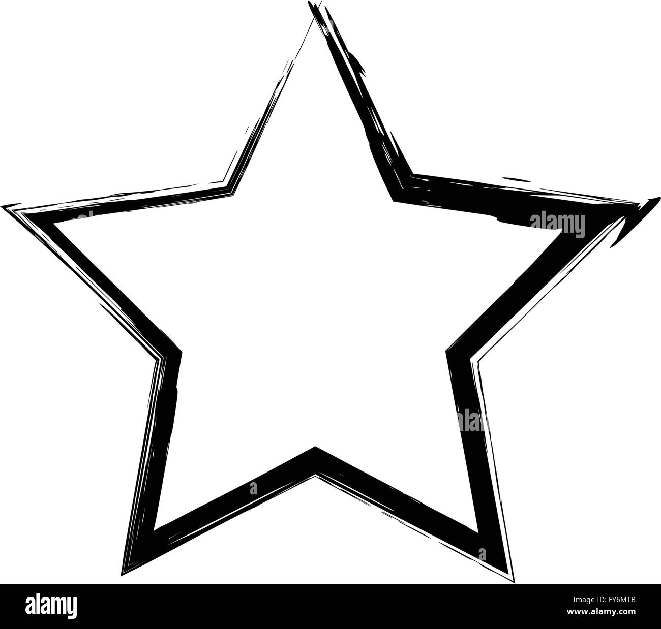 grunge star vector Stock Vector Image & Art - Alamy