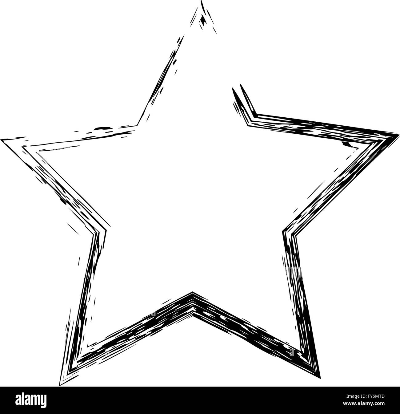 grunge star vector Stock Vector Image & Art - Alamy