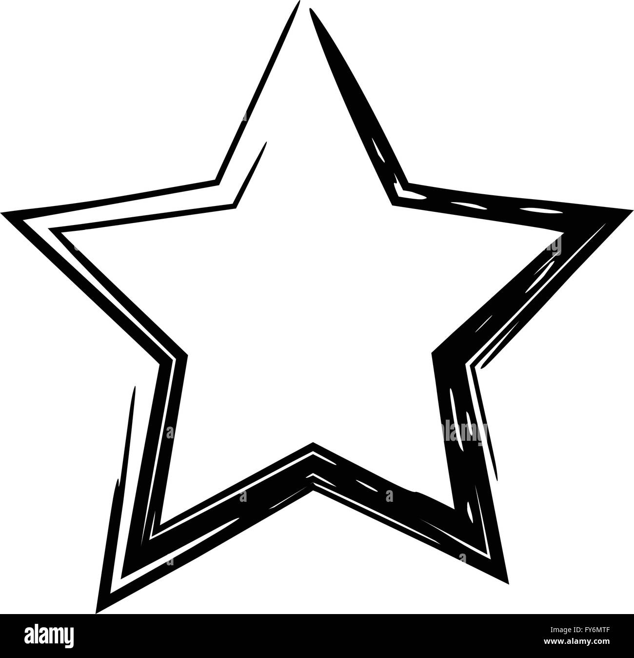 grunge star vector Stock Vector Image & Art - Alamy