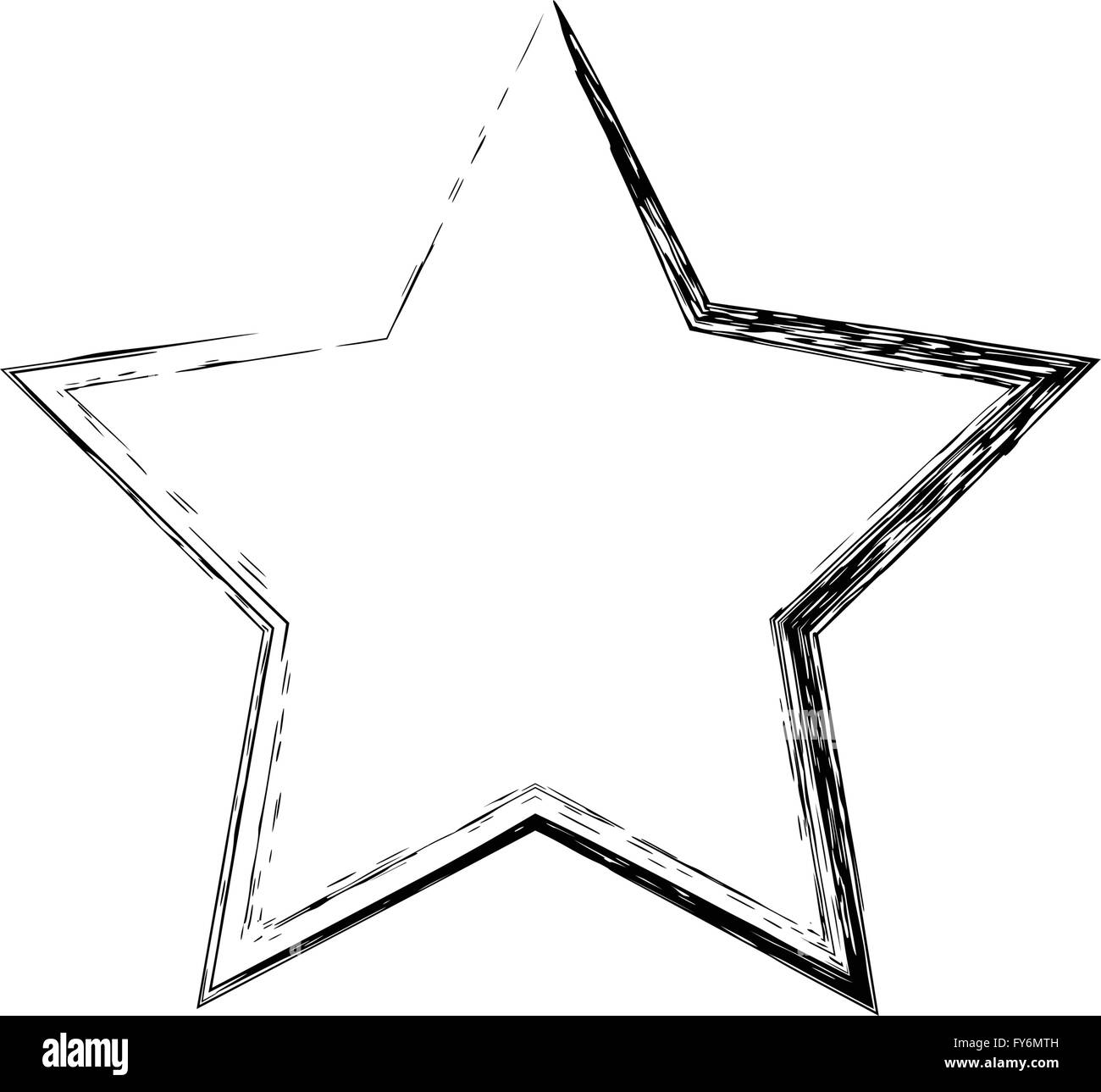 grunge star vector Stock Vector Image & Art - Alamy