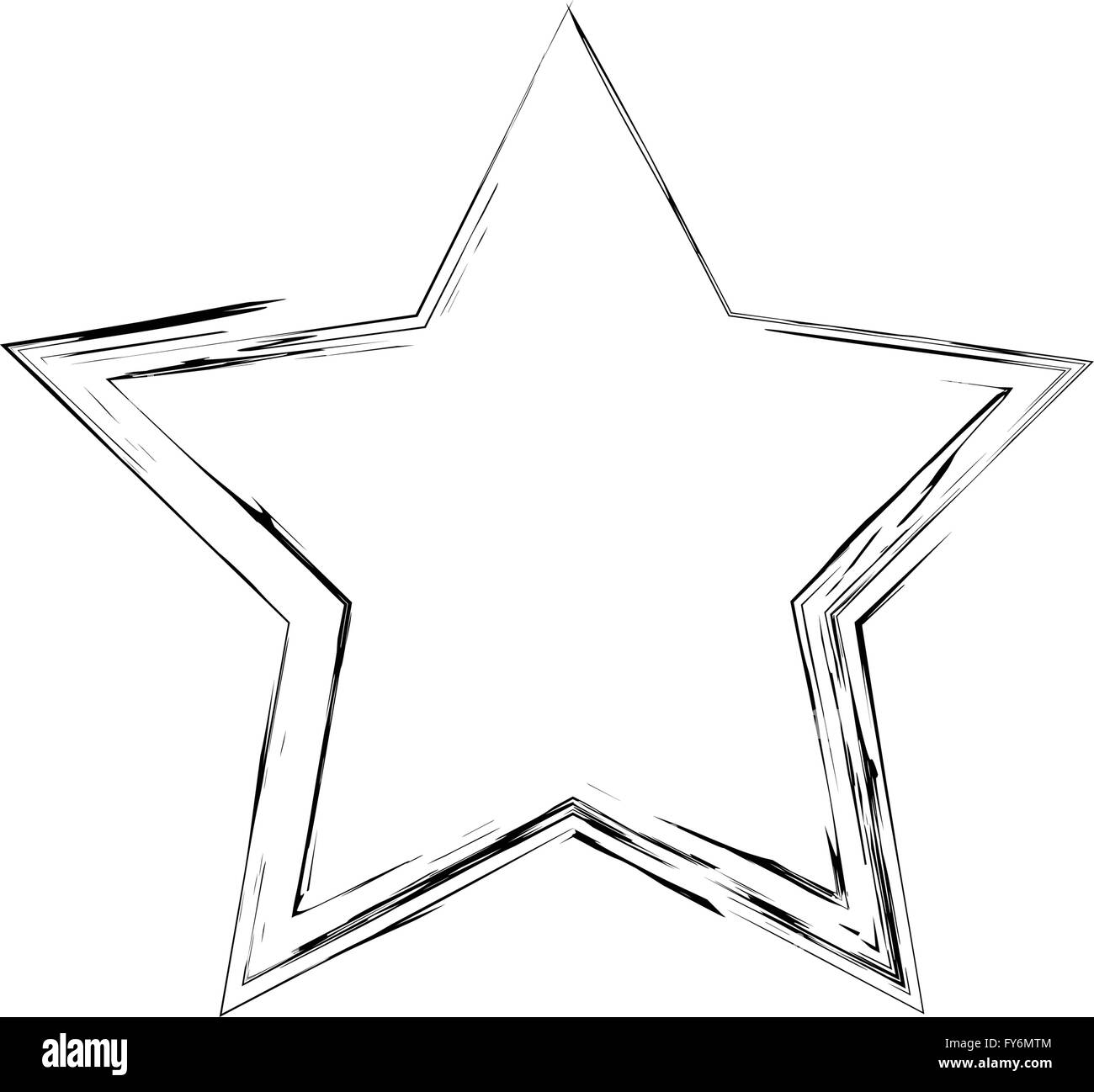 grunge star vector Stock Vector Image & Art - Alamy