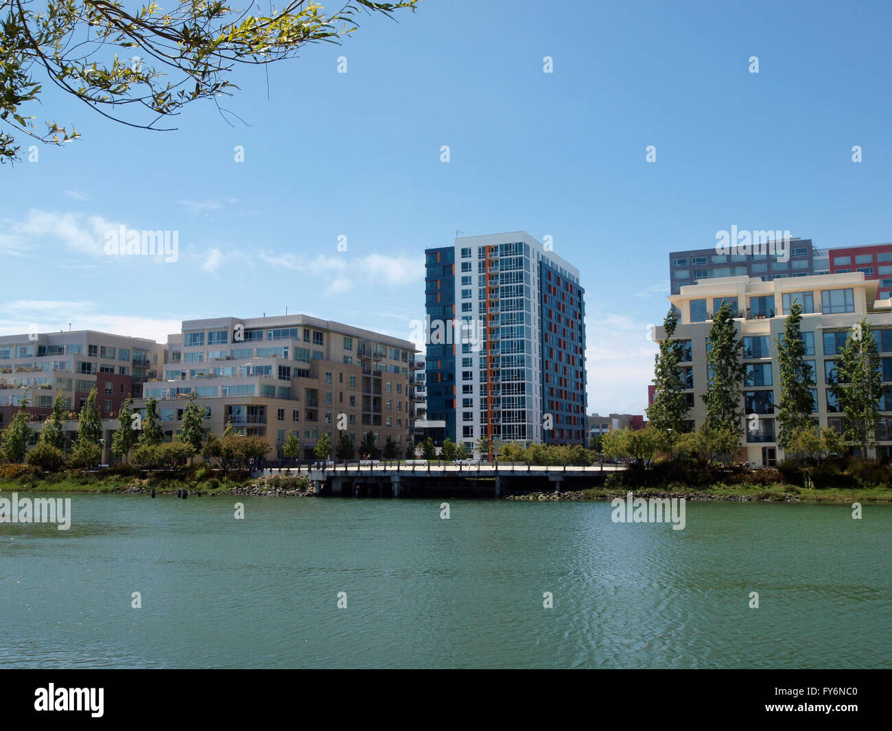 Mission Creek and Modern Condo Building in San Francisco, California ...