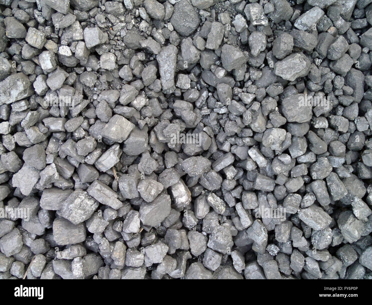 Cluster of pieces Coal used to power an old fashion train. Pile of coal ...