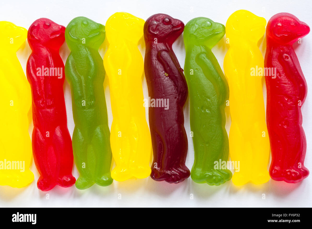 Marks & Spencer new mixed up meerkats sweets candies set on white ...