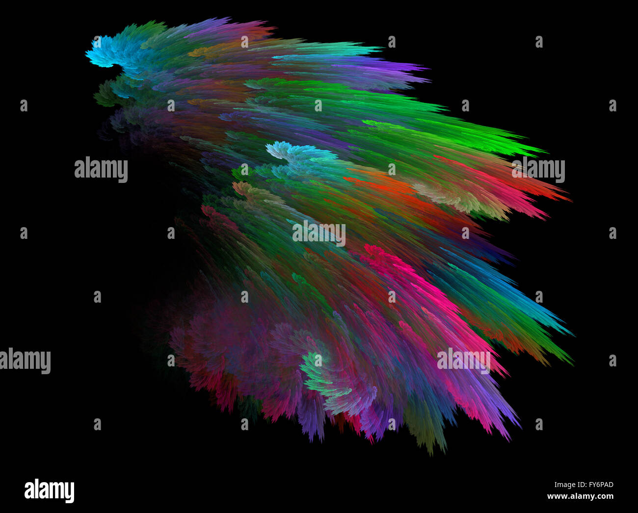 The Speed Of Colour Stock Photo - Alamy