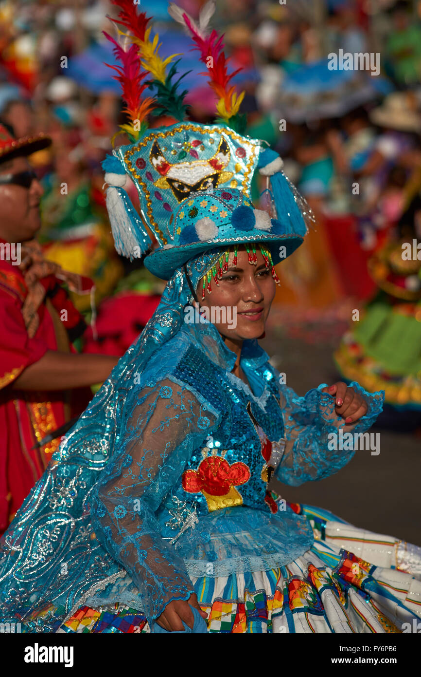 Members of a Waca Waca dance group in ornate costume performing at the ...