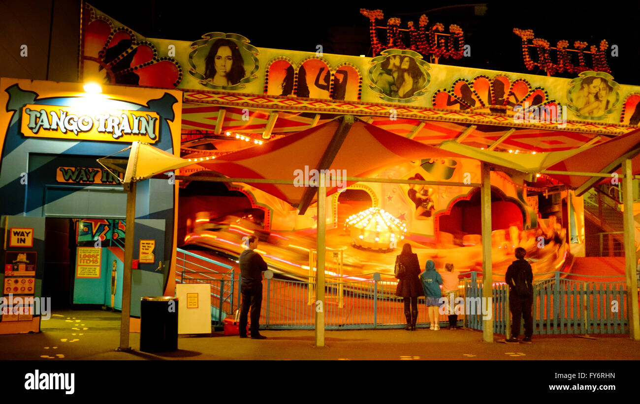Luna park amusement funfair rides High Resolution Stock Photography and ...