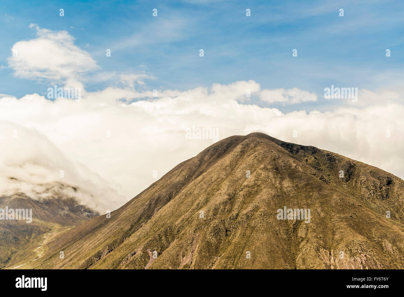 Beautiful landscape mountain view in the middle of earth city in the ...