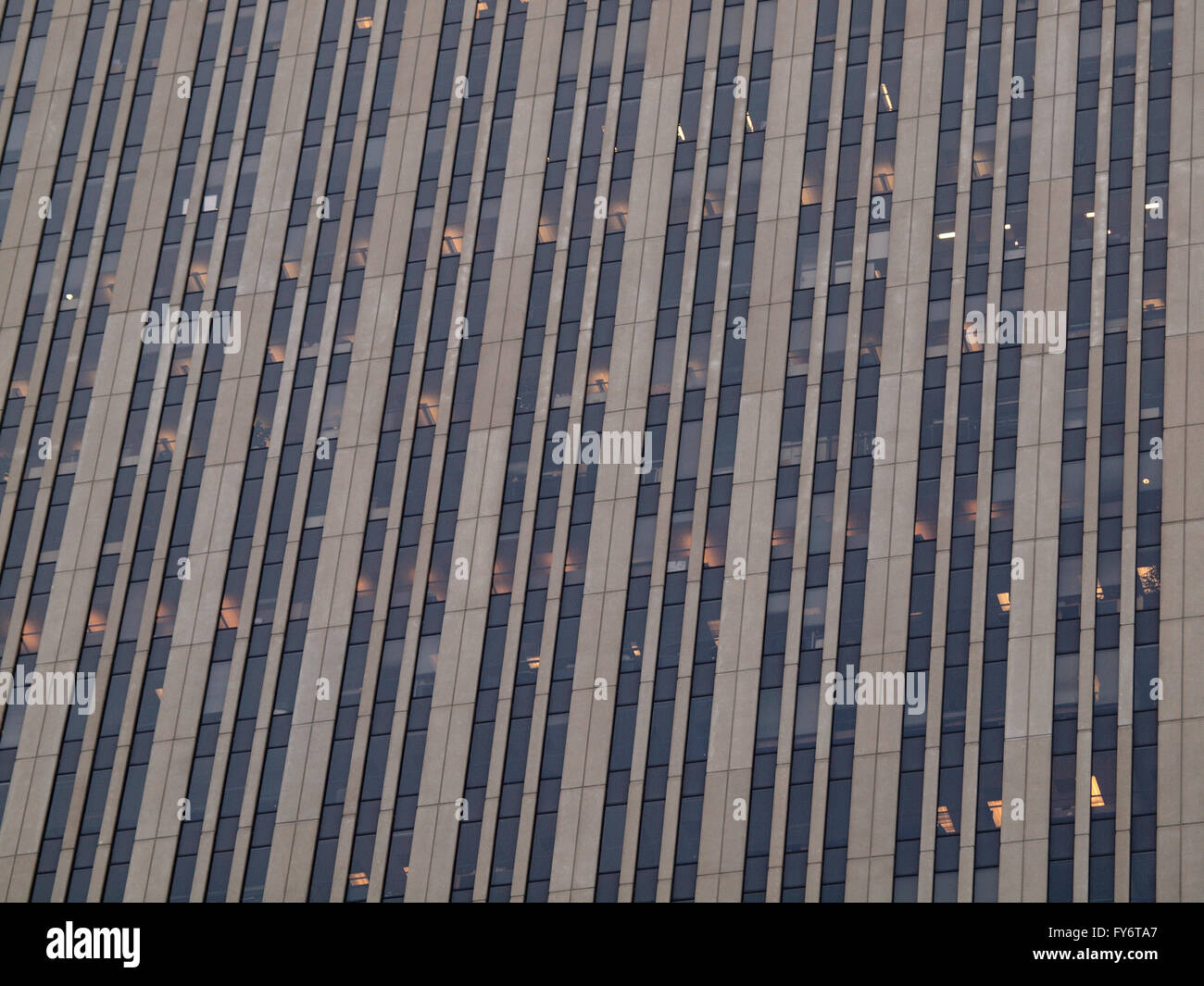Office Building Window Pattern of a Building in San Francisco Stock ...