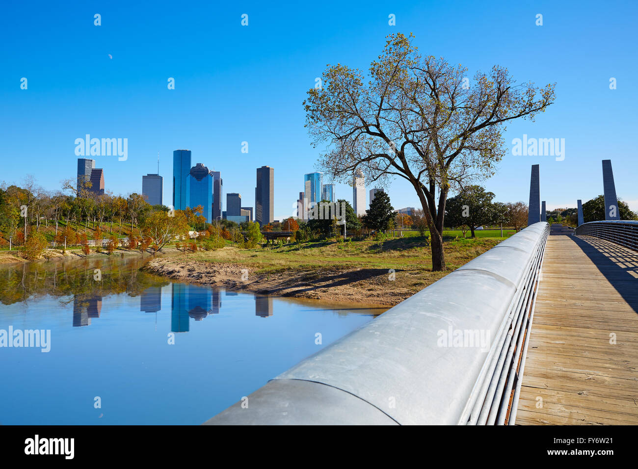 Houston skyline north view in hi-res stock photography and images - Alamy