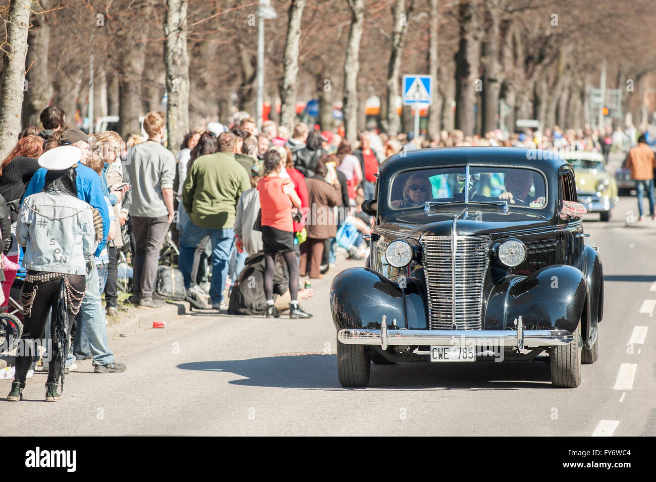 Classic car parade hi-res stock photography and images - Alamy