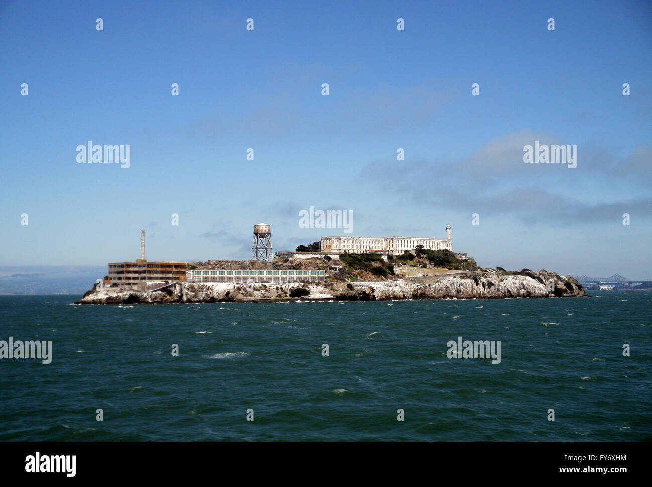 Alcatraz Island (some times referred to as The Rock) is a small island ...