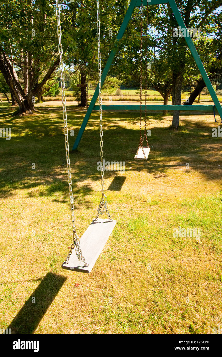 Swingset yard hi-res stock photography and images - Alamy