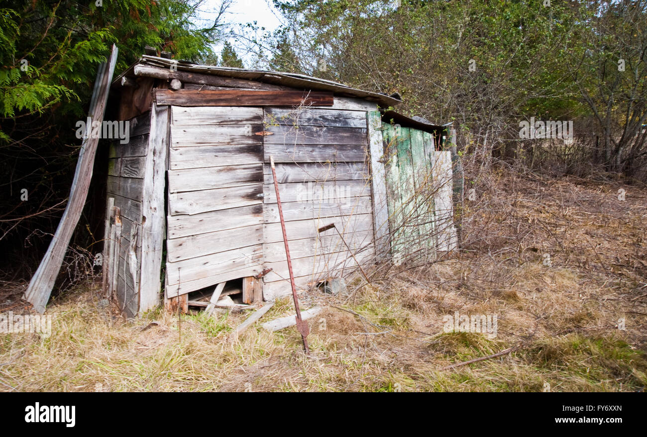 Farm shack in a field Stock Photo - Alamy