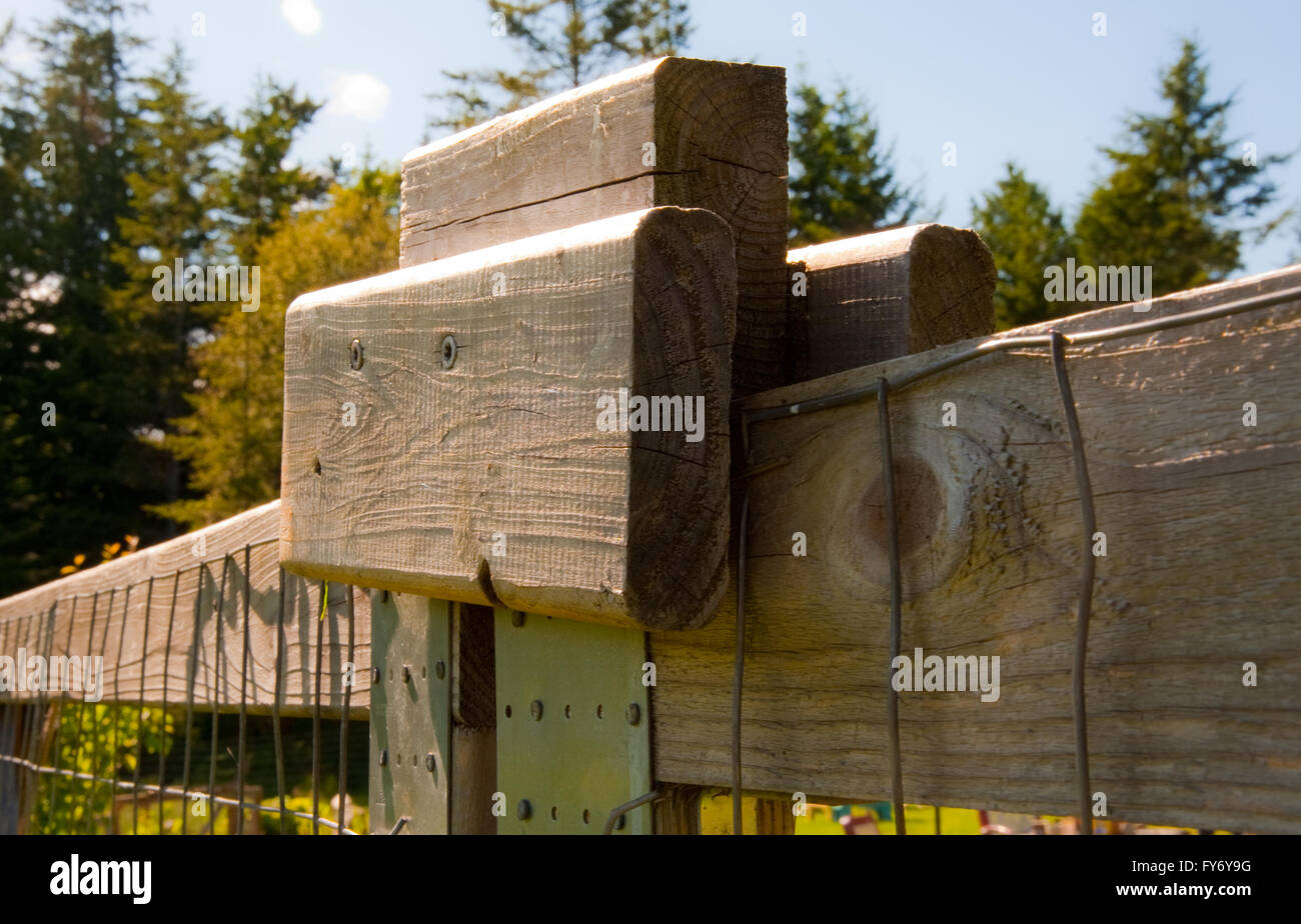 Farm gate closure Stock Photo - Alamy