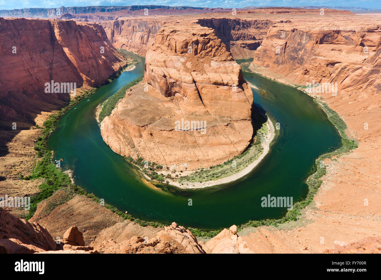 Horse Shoe Bend of Colorado River Stock Photo - Alamy