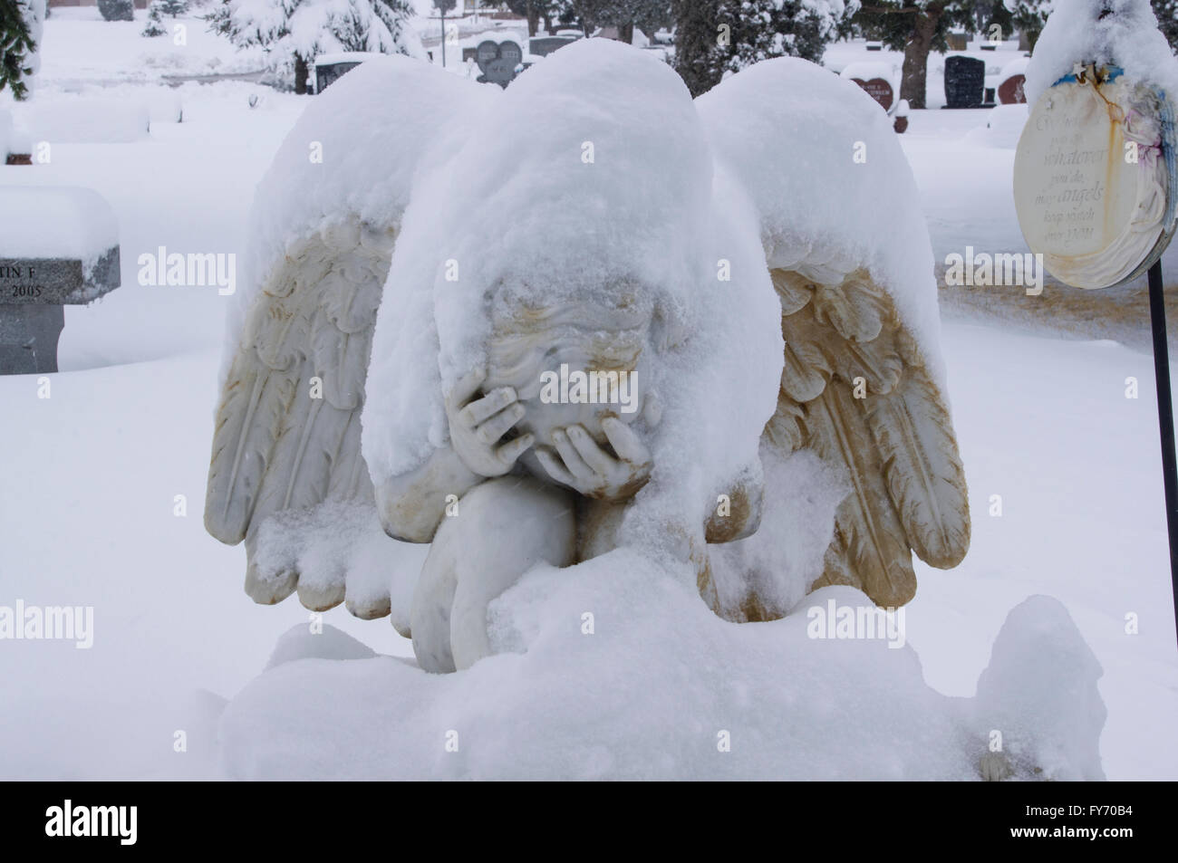 Crying angel hi-res stock photography and images - Alamy