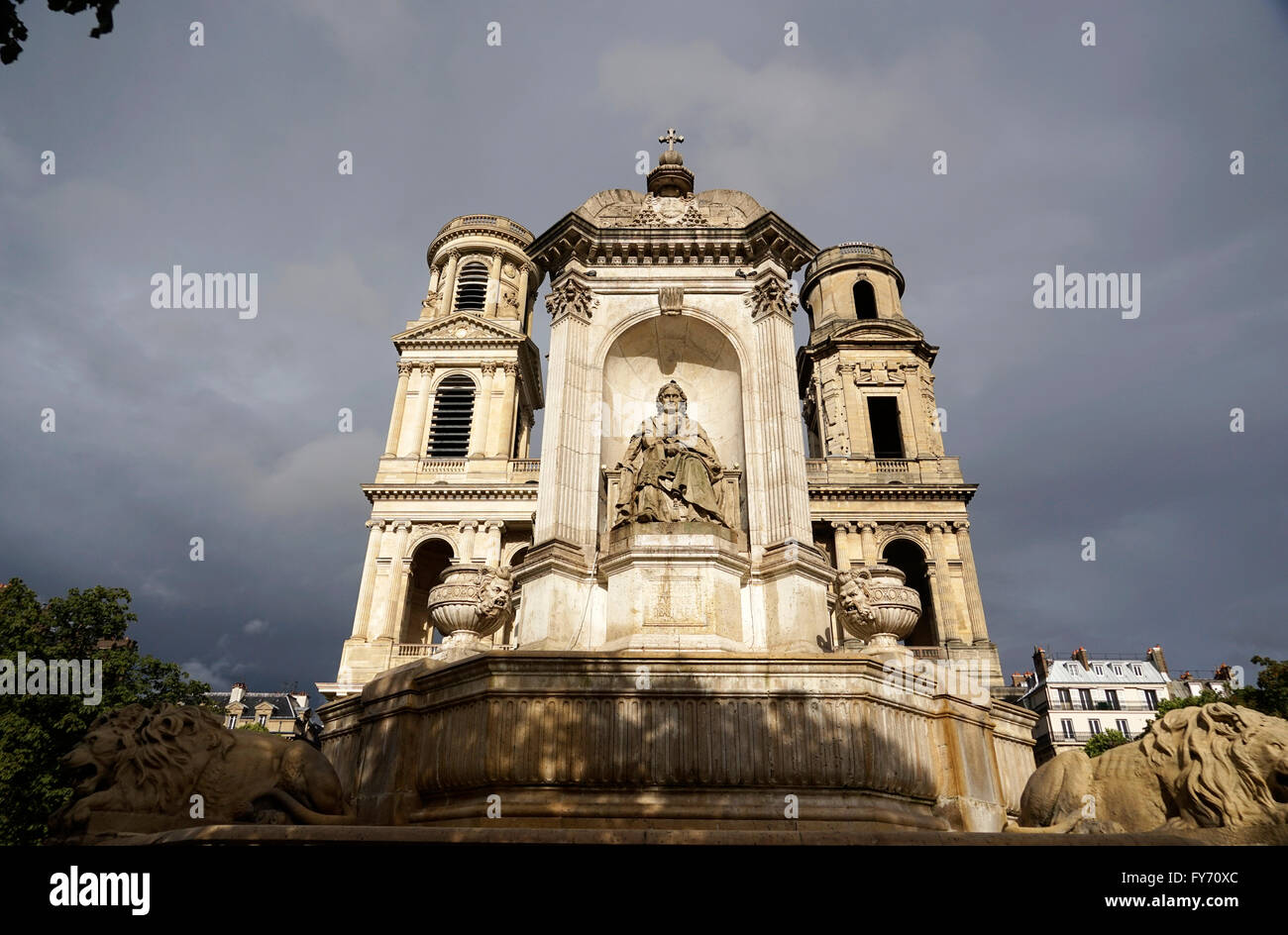 Place saint sulpice hi-res stock photography and images - Alamy