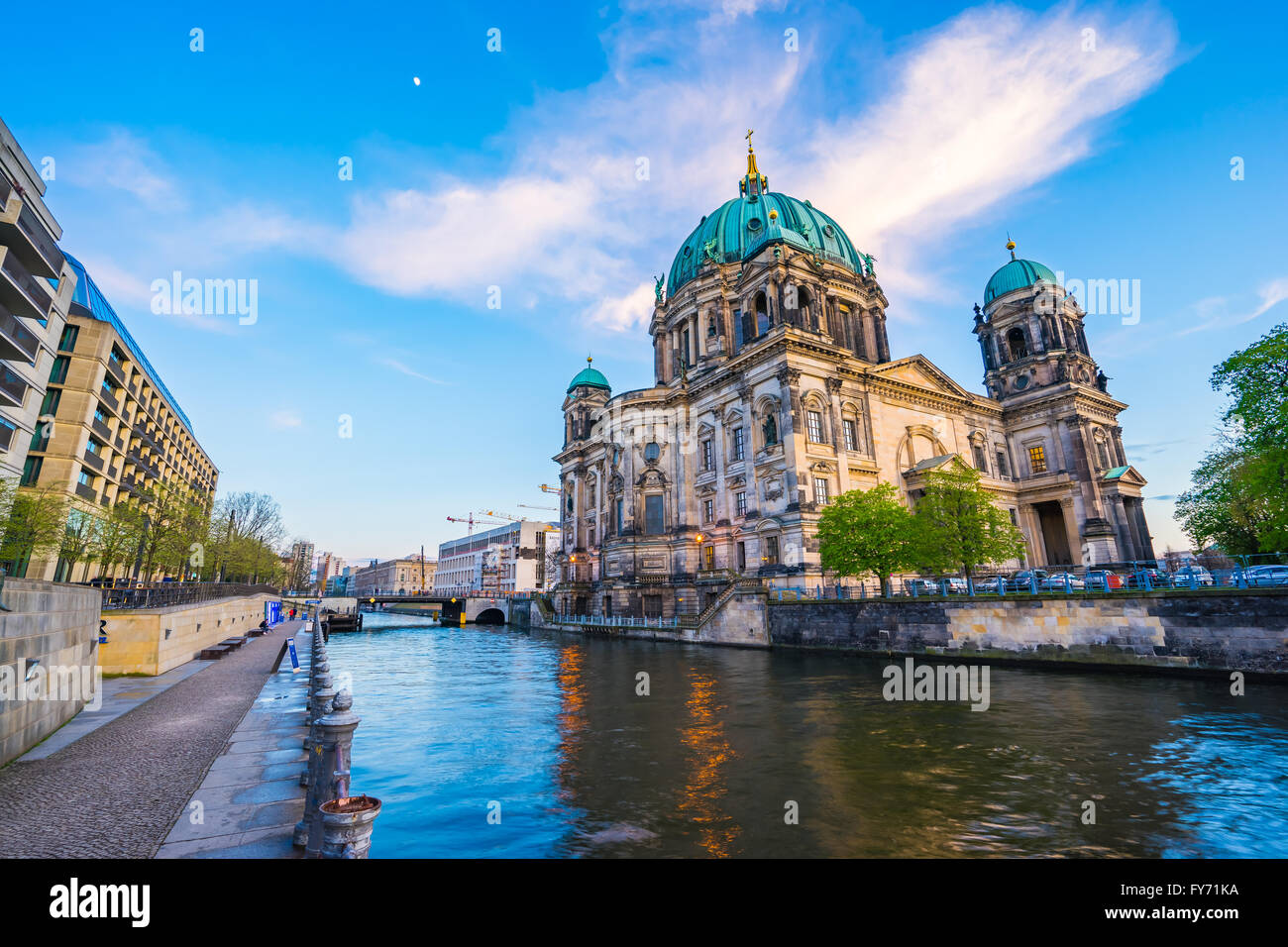 Nice sky with Berlin Cathedral in Berlin, Germany Stock Photo - Alamy