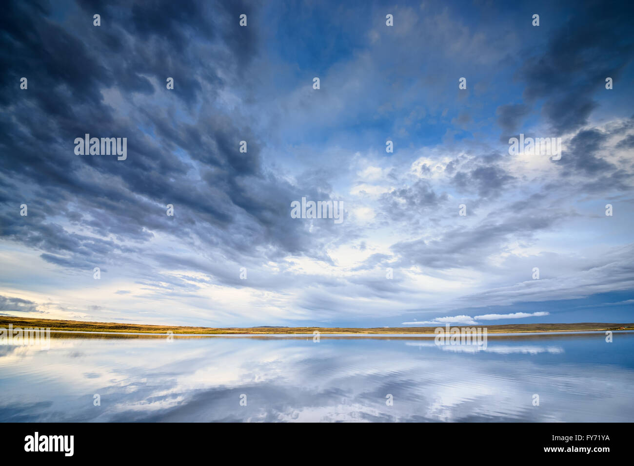 blue sky landscape Stock Photo - Alamy