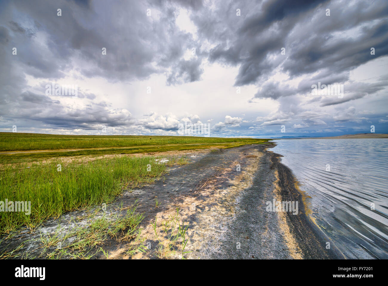 Beautiful lake landscape Stock Photo - Alamy