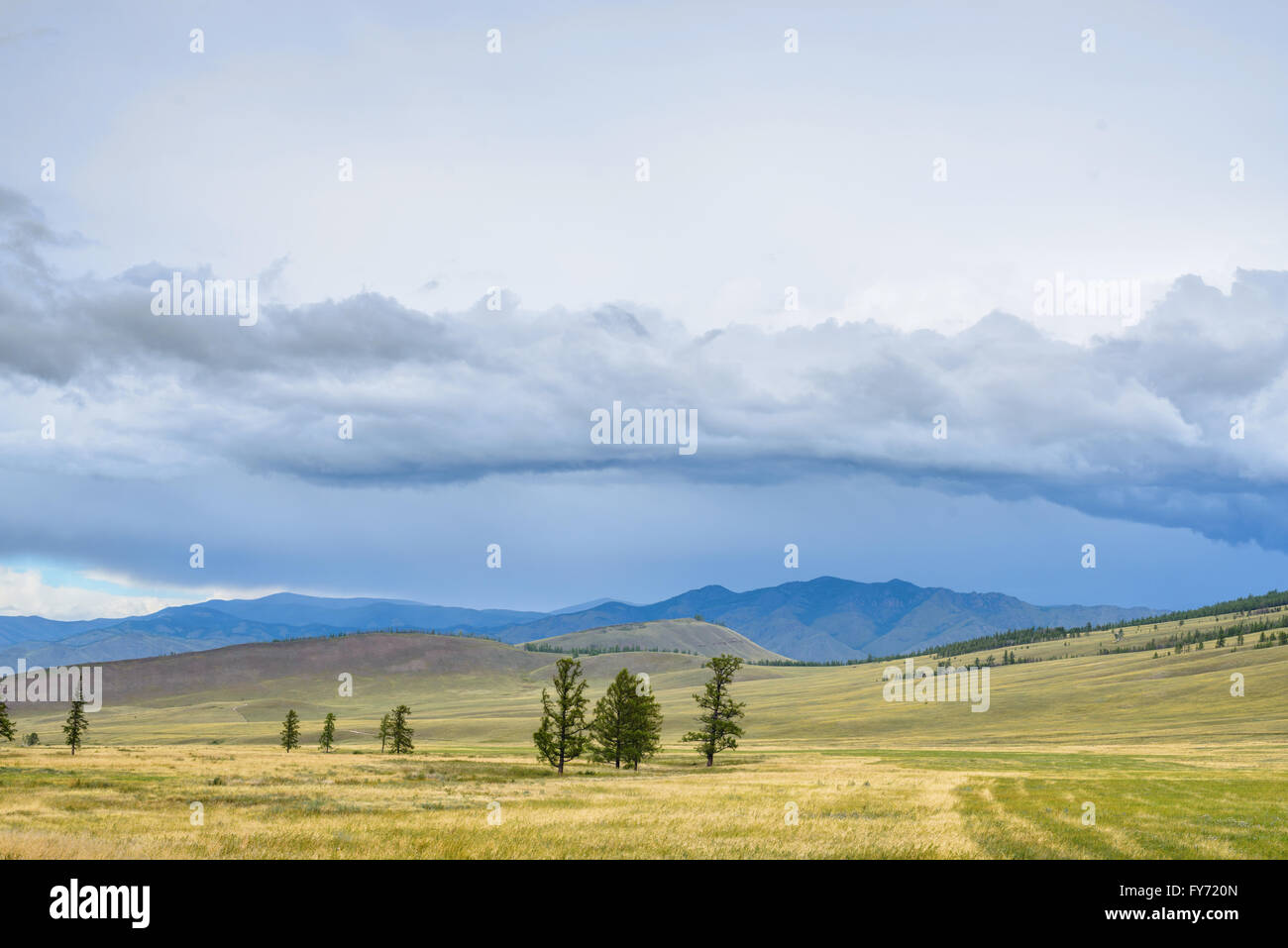 hazy sky landscape Stock Photo - Alamy