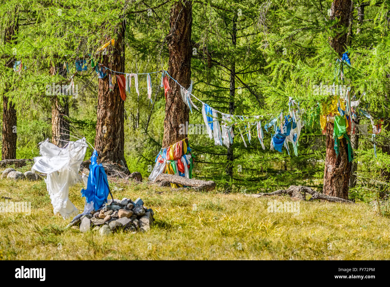 Colorful tourist's flags Stock Photo - Alamy