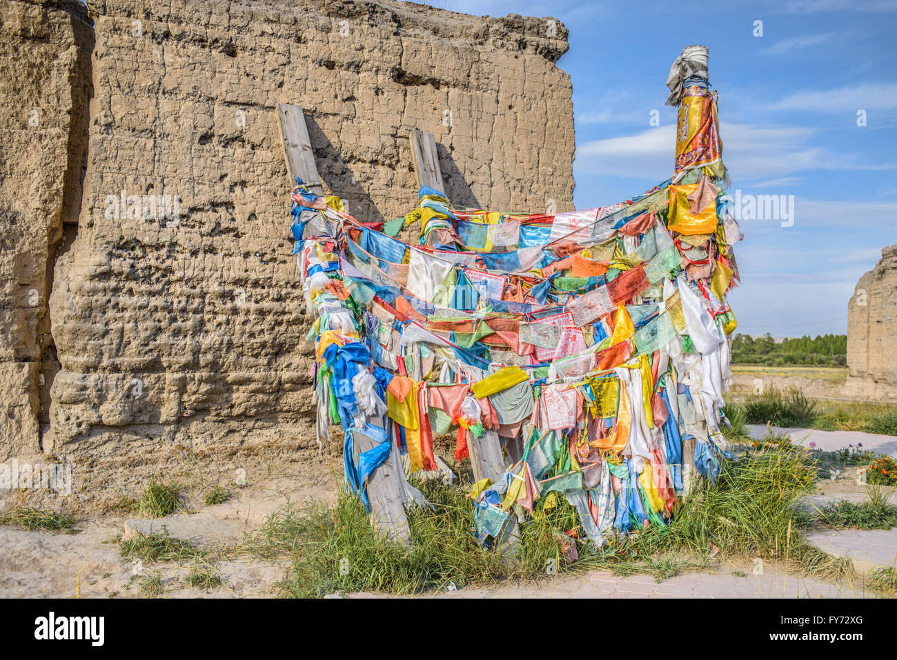 Colorful tourist's flags Stock Photo - Alamy