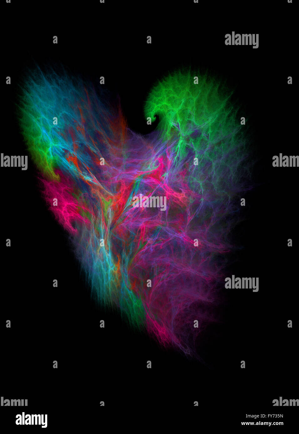 Fractals heart hi-res stock photography and images - Alamy