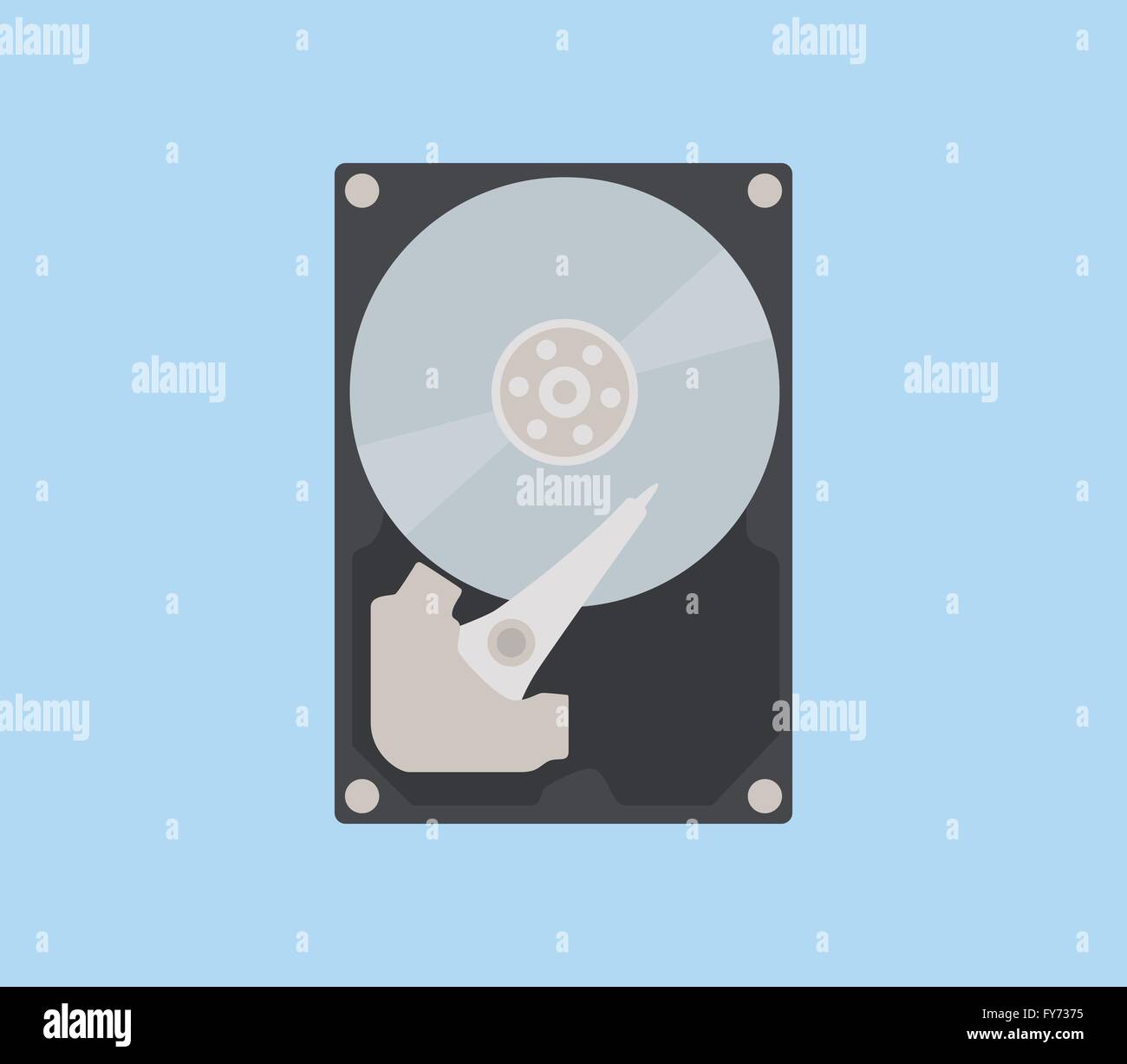 hdd isolated object with flat style Stock Vector Image & Art - Alamy