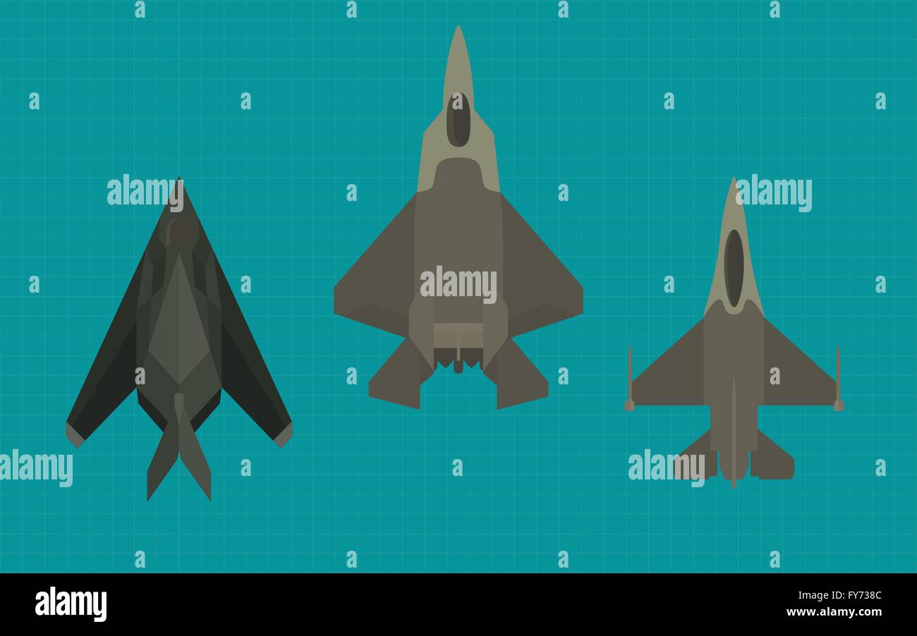 Warplane wing Stock Vector Images - Alamy