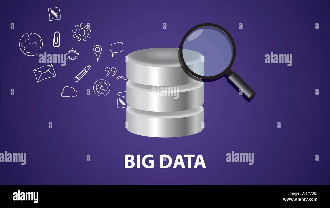 Bigdata icon Stock Vector Images - Alamy