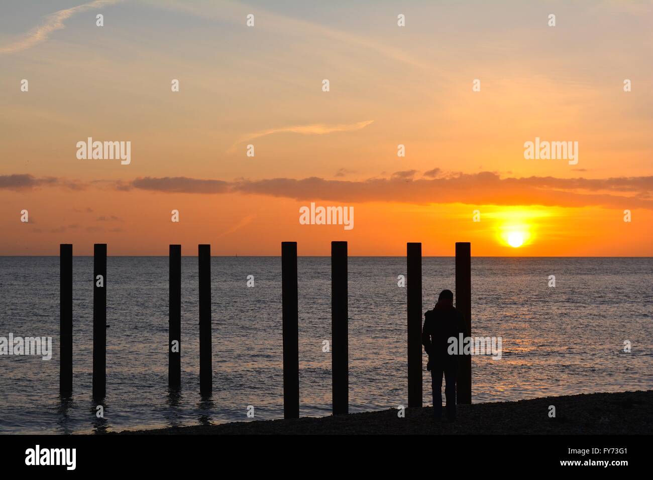 Brighton beach west pier hi-res stock photography and images - Alamy