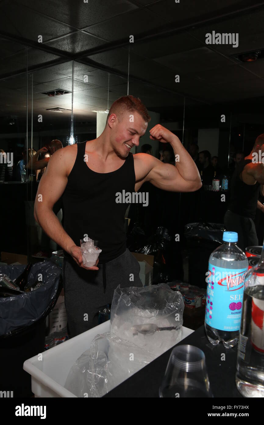 The opening party of David Barton's Gym TMPL on West 49th St featuring ...