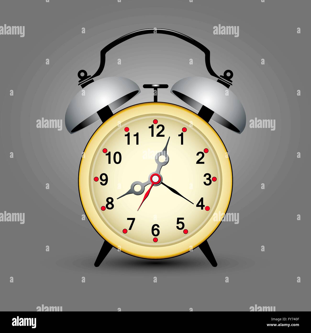 Old retro travel alarm Stock Vector Images - Alamy