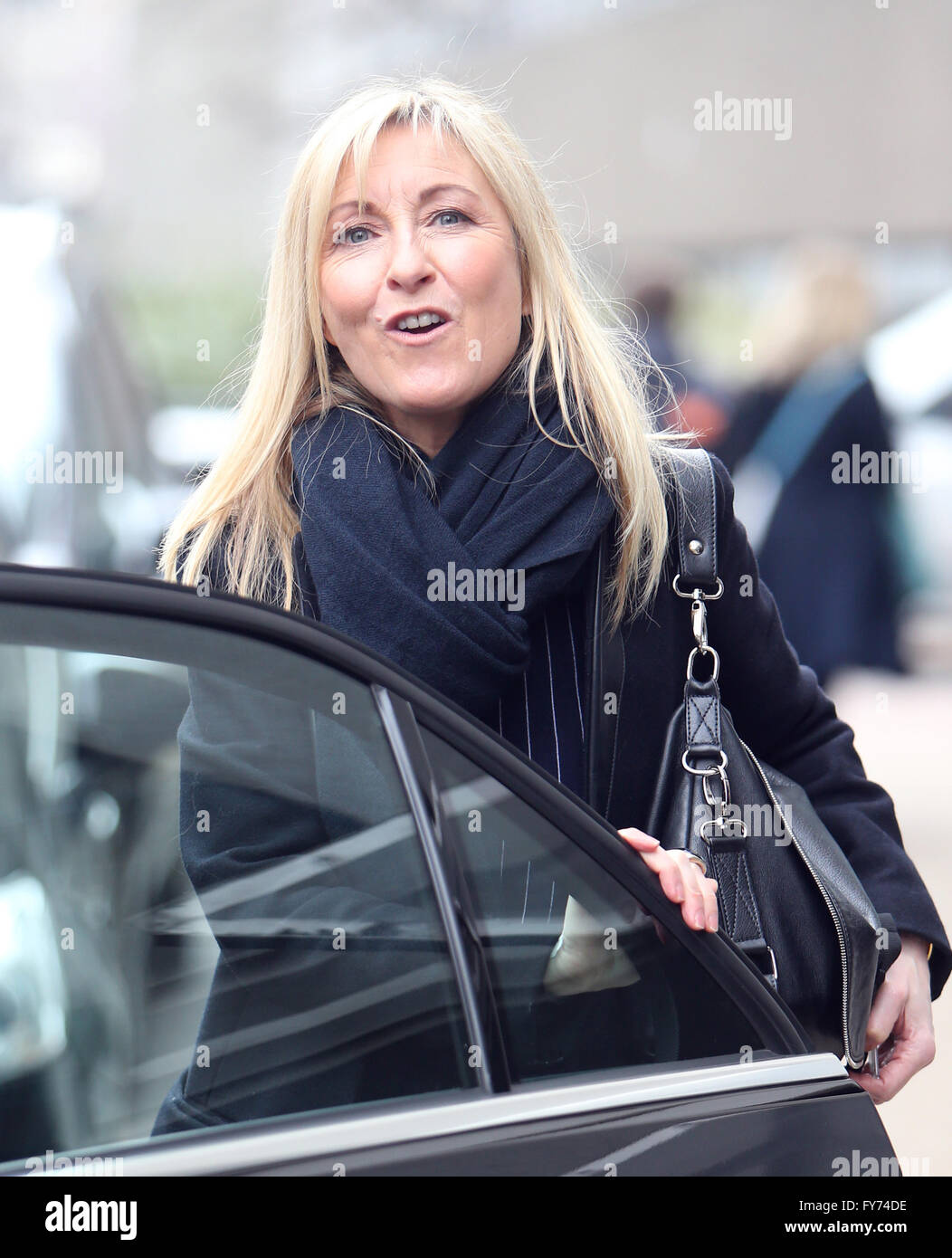 Fiona Philips outside ITV Studios Featuring: Fiona Philips Where ...