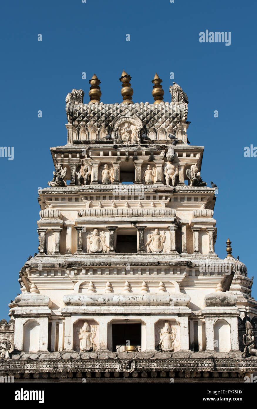 Gopuram, Old Rangji Temple, Pushkar, Rajasthan, India Stock Photo - Alamy