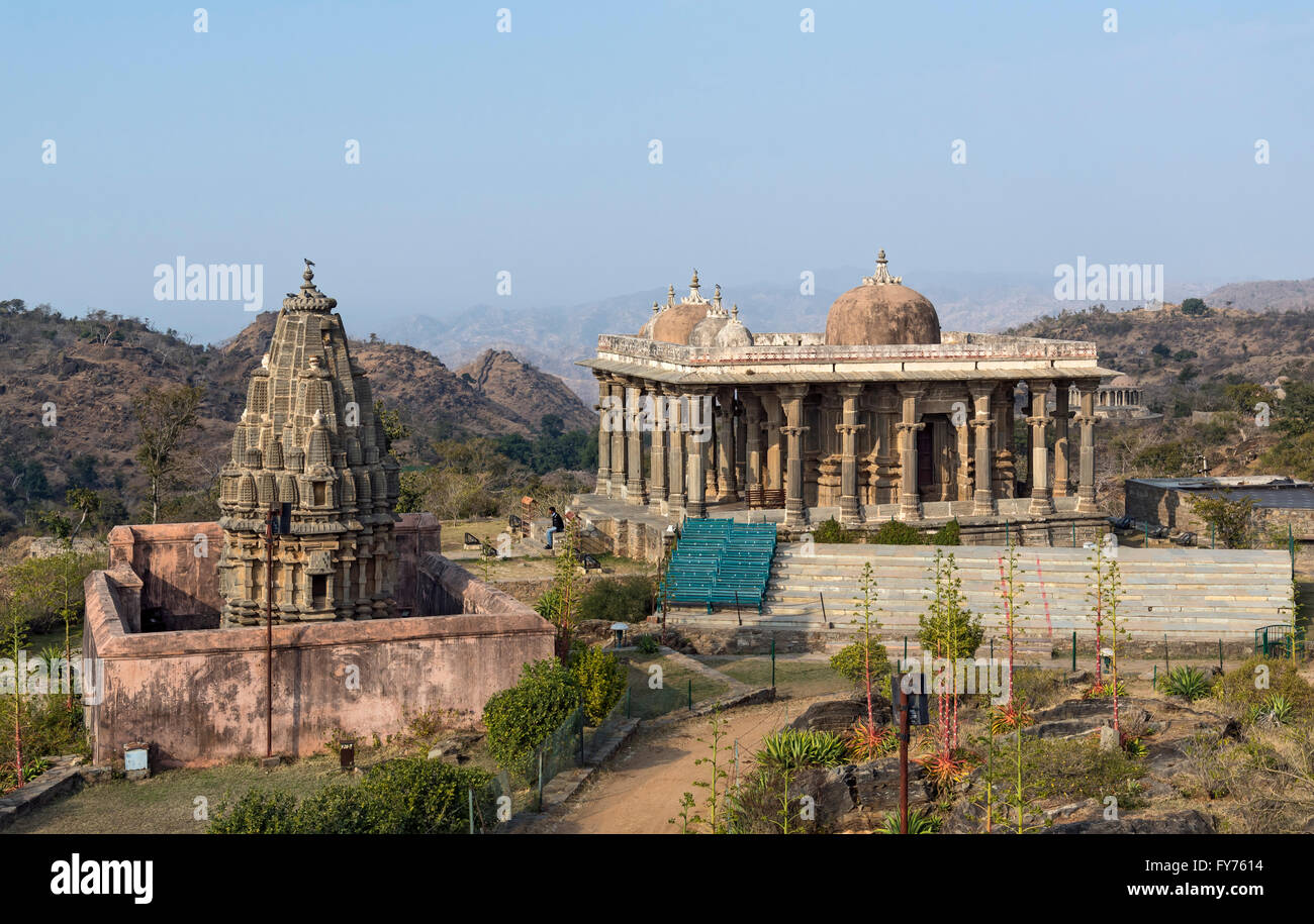 Hindu Temple at Kumbhalgarh Fort, Rajasthan, India Stock Photo - Alamy