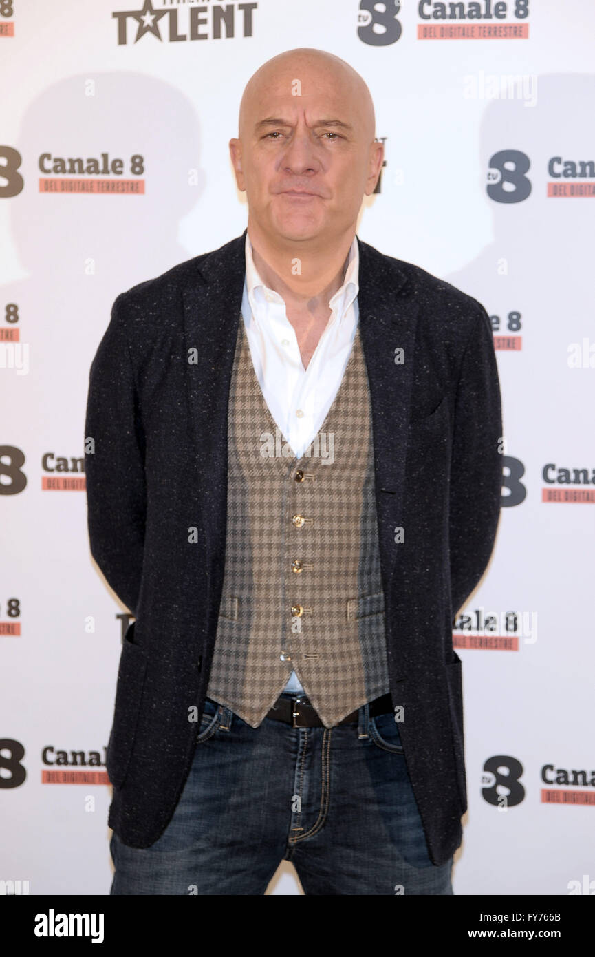 Milan Photocall Transm. TV "Italy's got talent" Featuring: Claudio ...