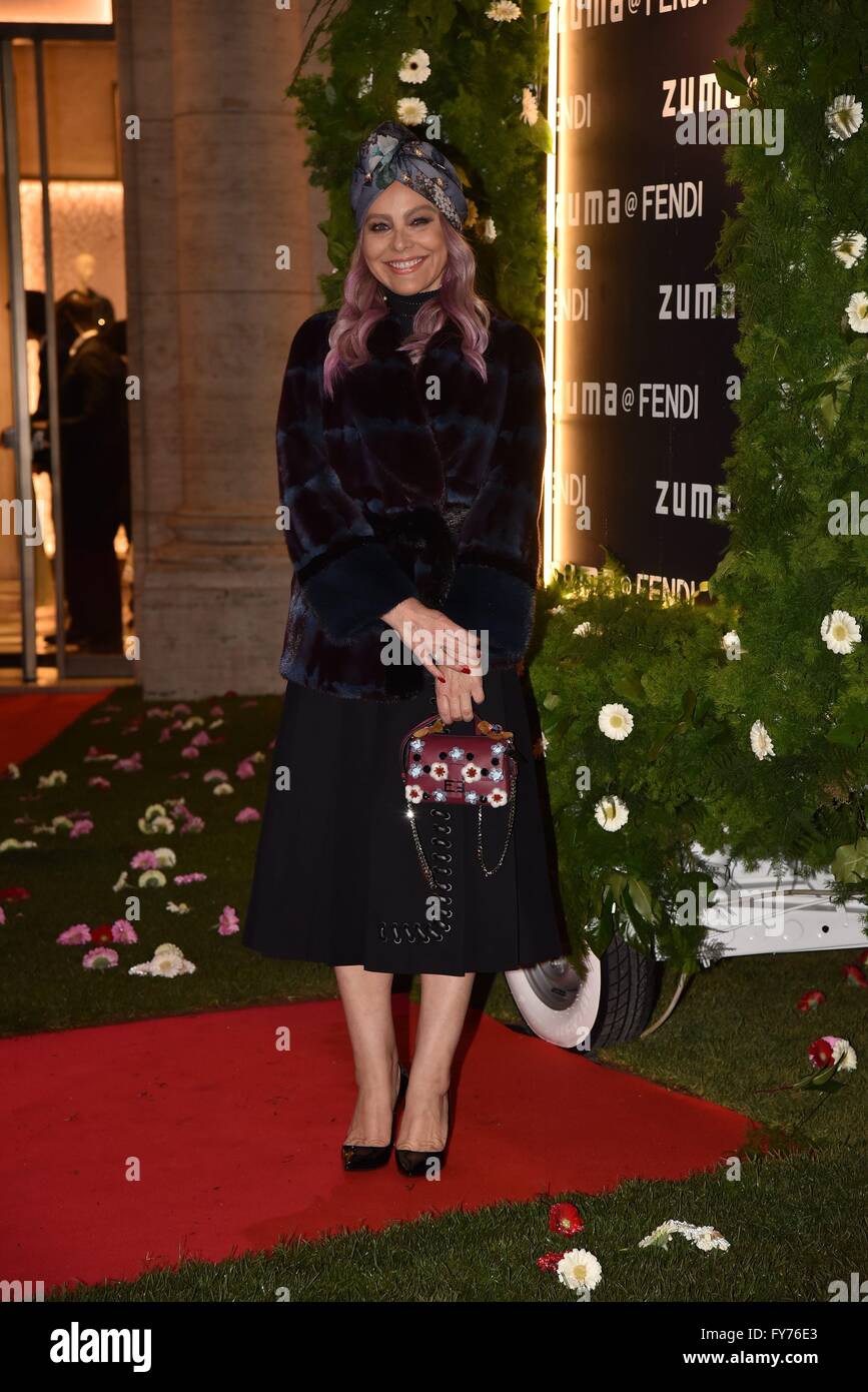 Rome, Palazzo Fendi Largo Goldoni Inaugural Cocktail Restaurant Zuma ...