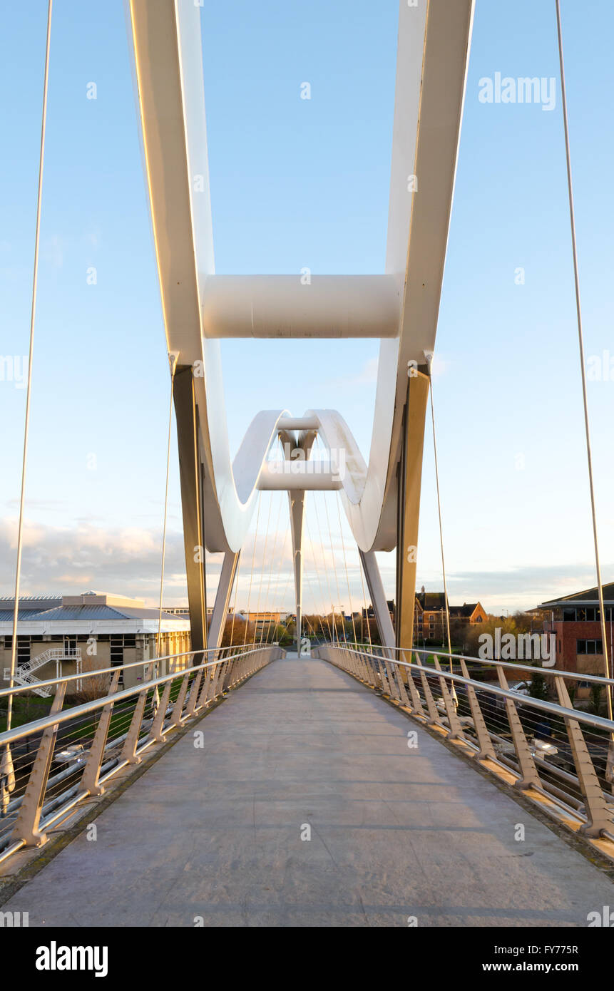 The infinity bridge tied arch bridge hi-res stock photography and ...