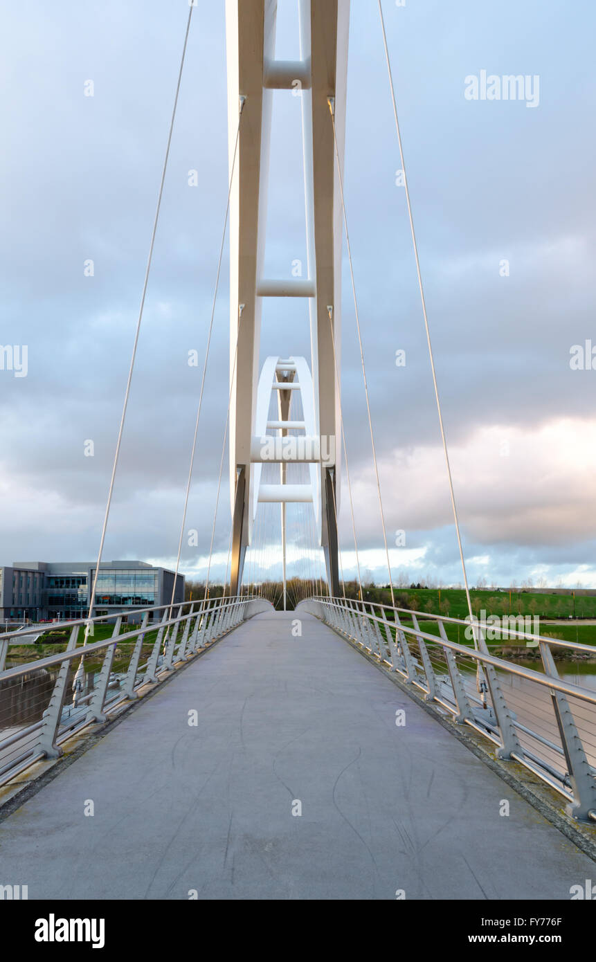 The infinity bridge tied arch bridge hi-res stock photography and ...