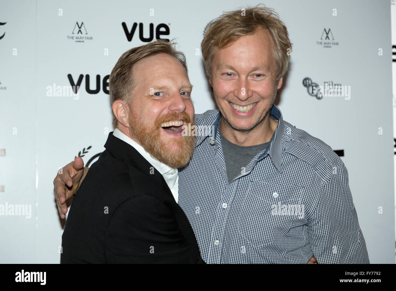 Steve Reeves and Richard Holmes attends the UK Premiere of Keeping Rosy ...