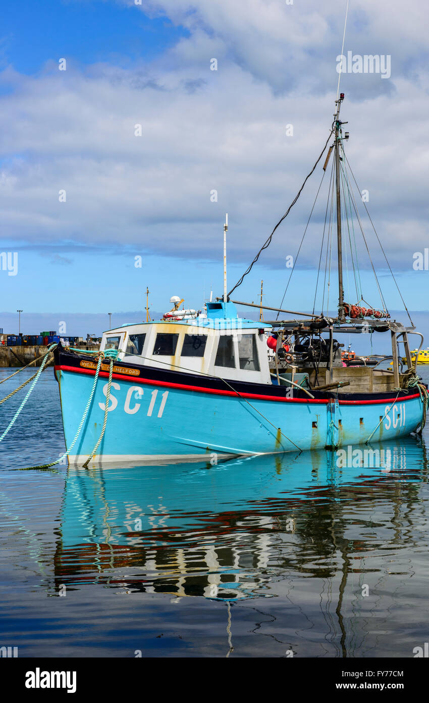 Fishing Boat at Hugh Town St. Mary's on the Isles of Scilly Cornwall ...