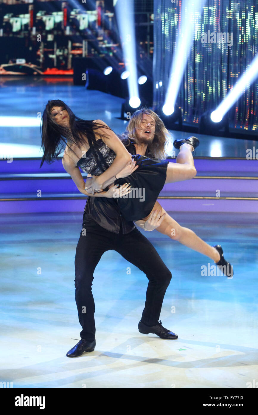 Rome, RAI Auditorium del Foro Italico, TV show "Dancing with the Stars". Featuring: Daniel ...
