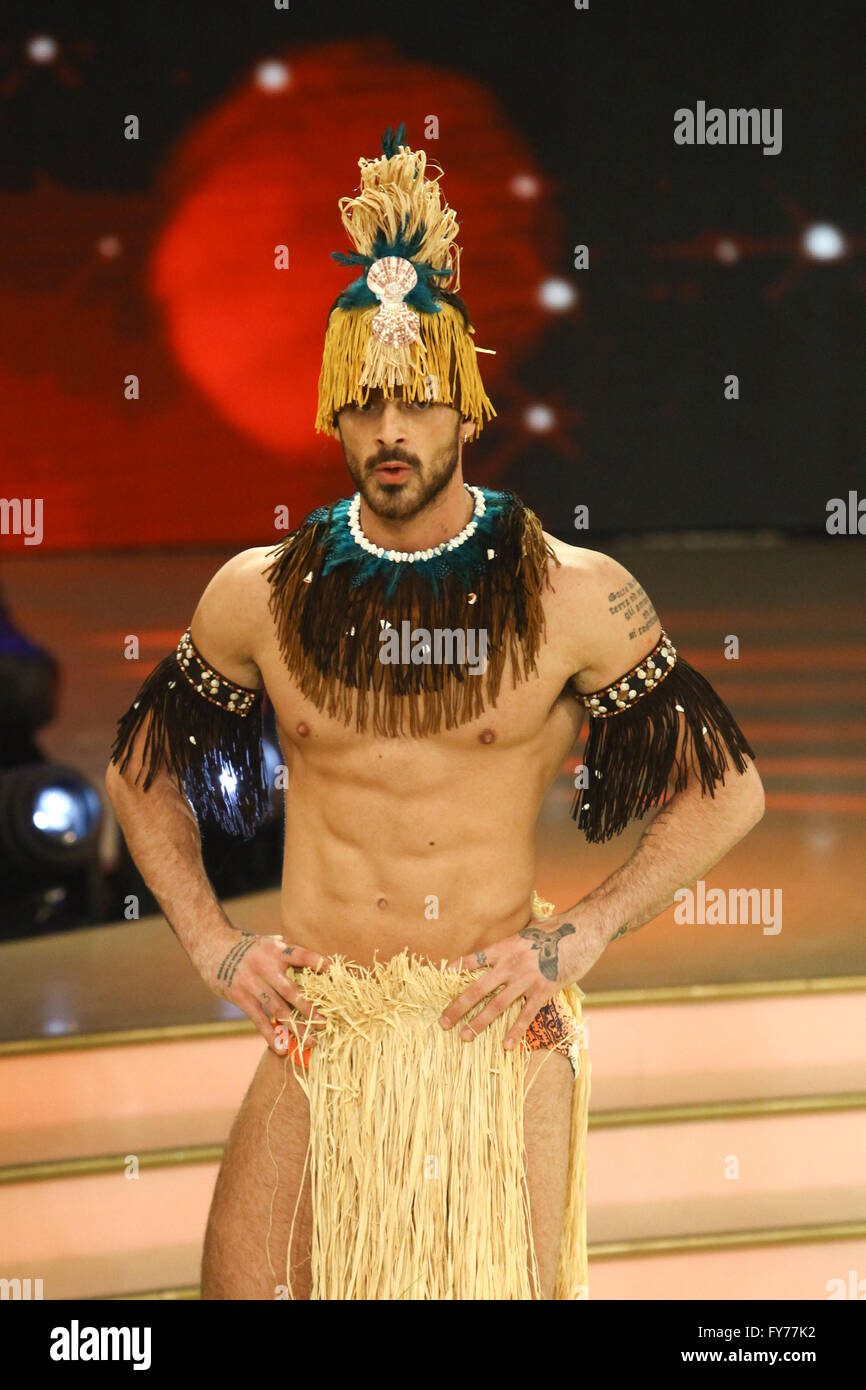 Rome, RAI Auditorium del Foro Italico, TV show "Dancing with the Stars ...