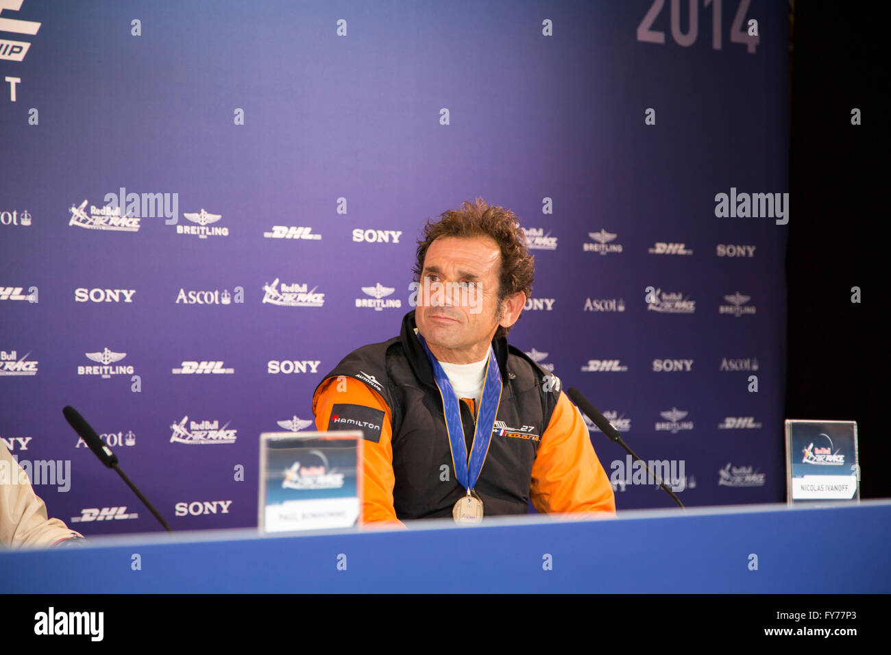 Nicolas Ivanoff at the press Conference Stock Photo - Alamy