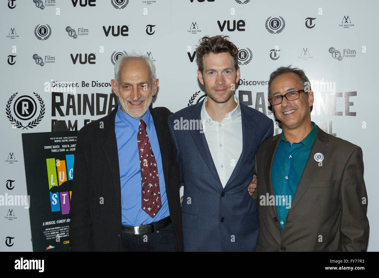 Dominic Marsh and other cast members attends the UK Premiere of Lucky ...