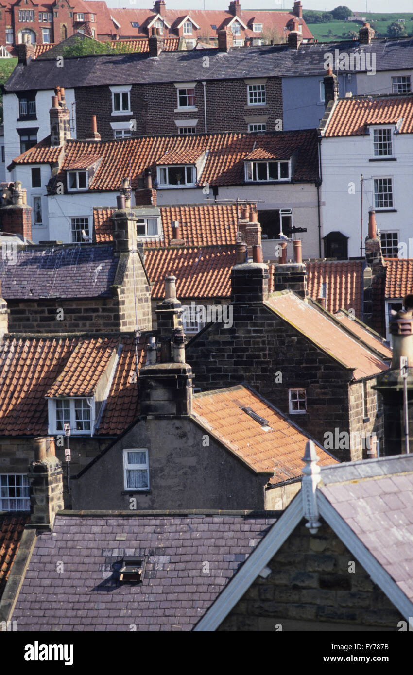 Rooftops and chimneys Stock Photo - Alamy