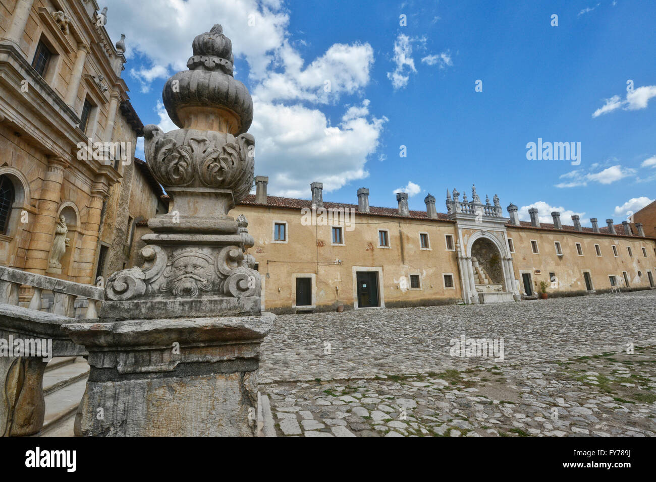 Padula Charterhouse is an ancient monastery in Cilento National Park ...